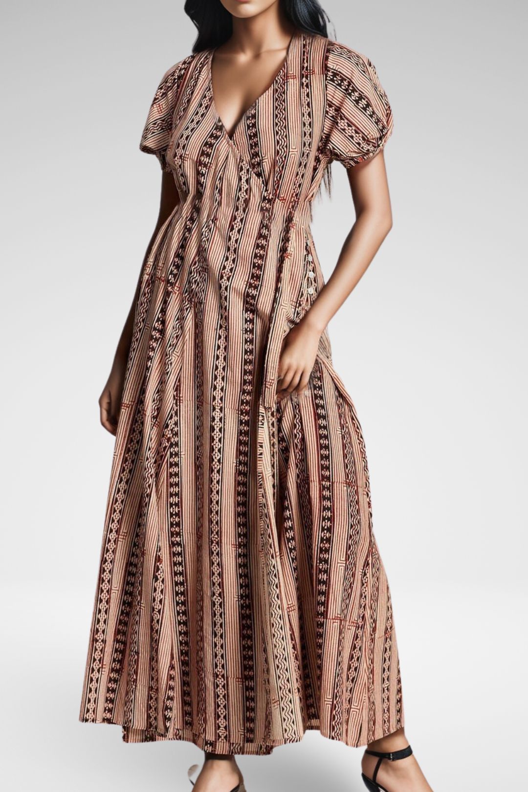 Hire Luanda Block Printed Hope Maxi Dress | Kinga Csilla | GlamCorner