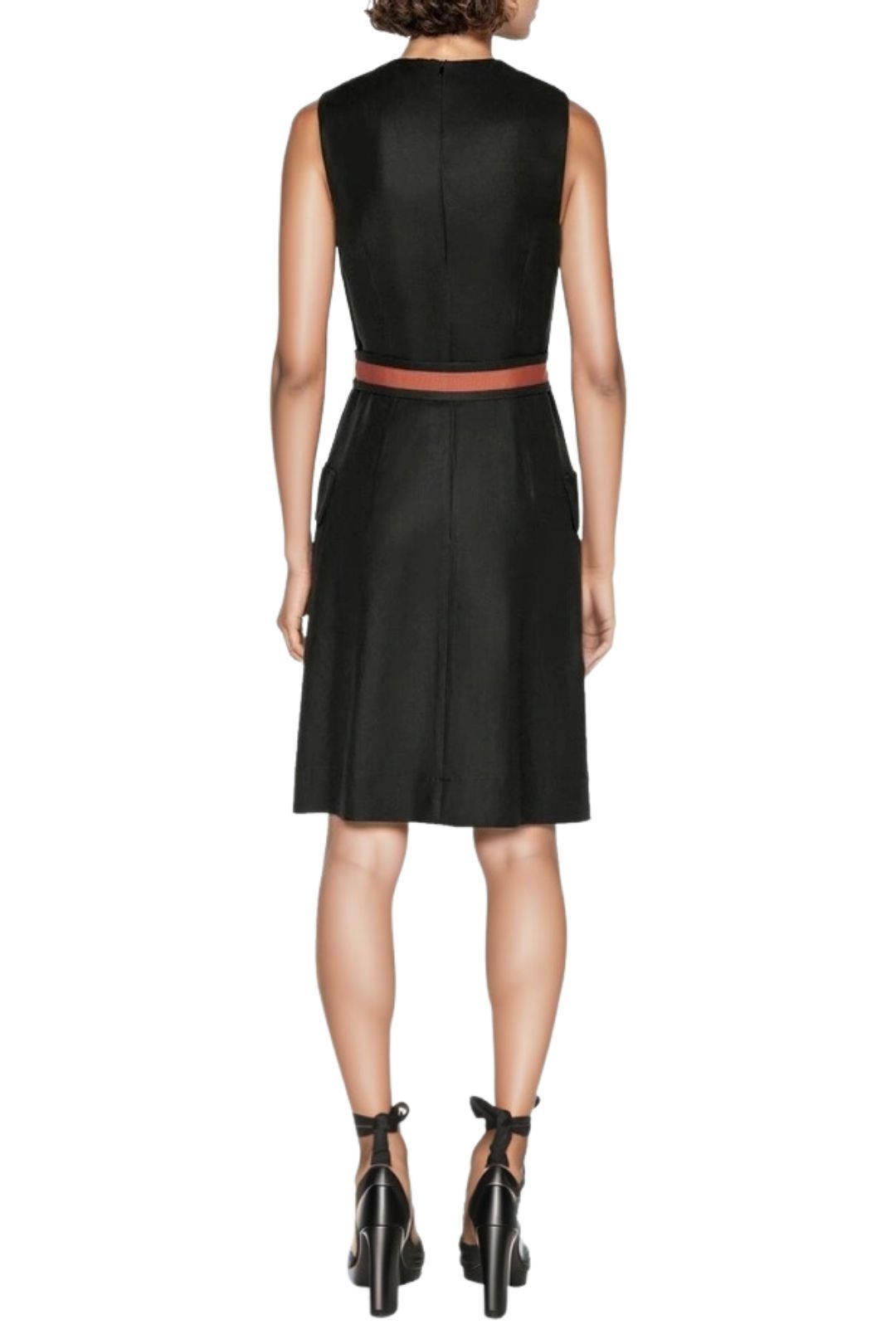 Hire Belted Utility A-line Dress | Cue | GlamCorner
