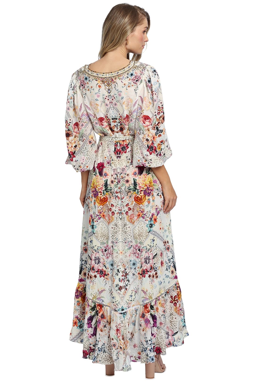 Hire Blouson Sleeve Gathered Dress In Sew In Love Camilla Glamcorner