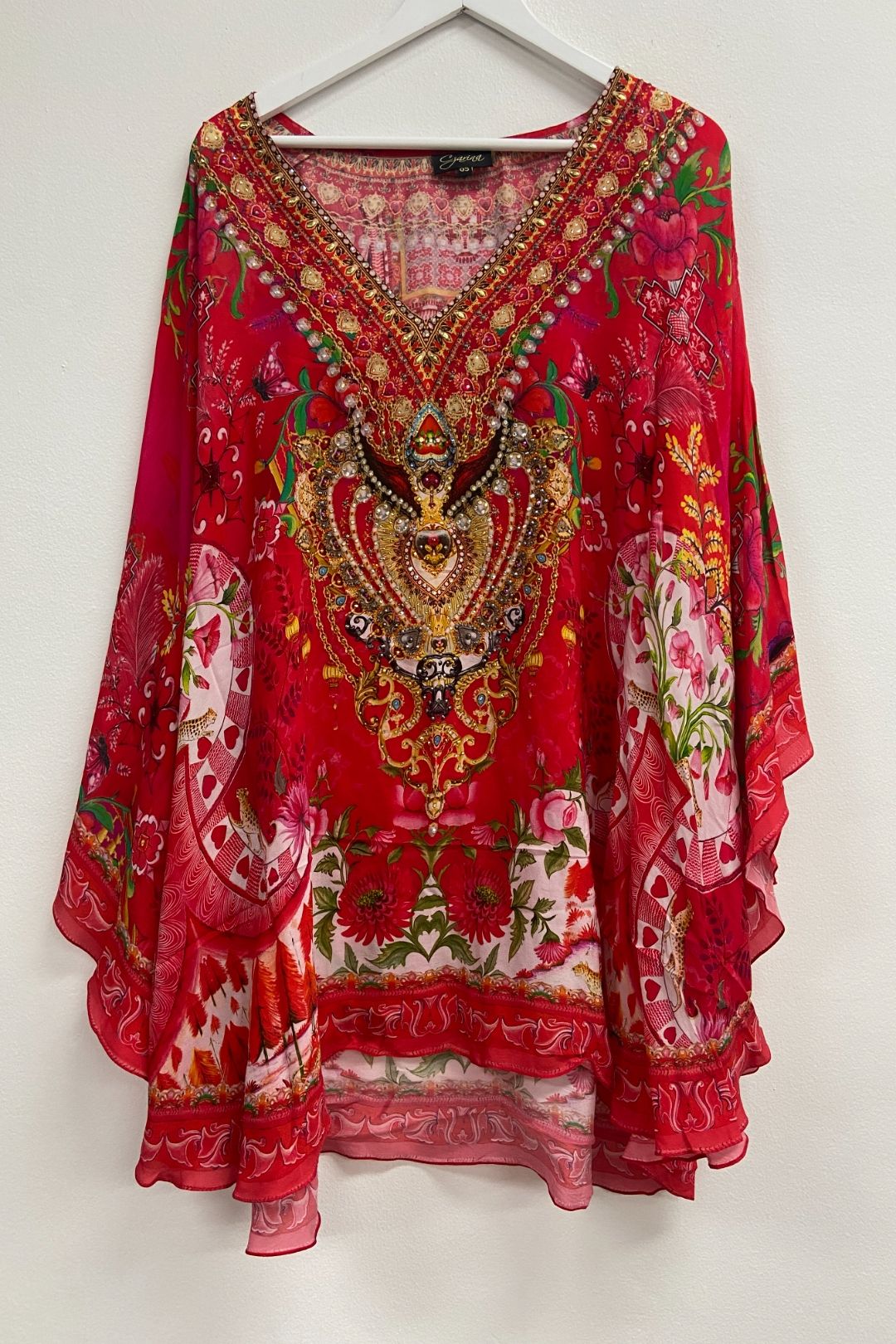 Buy More Than Ever Silk Butterfly Top | Czarina | GlamCorner