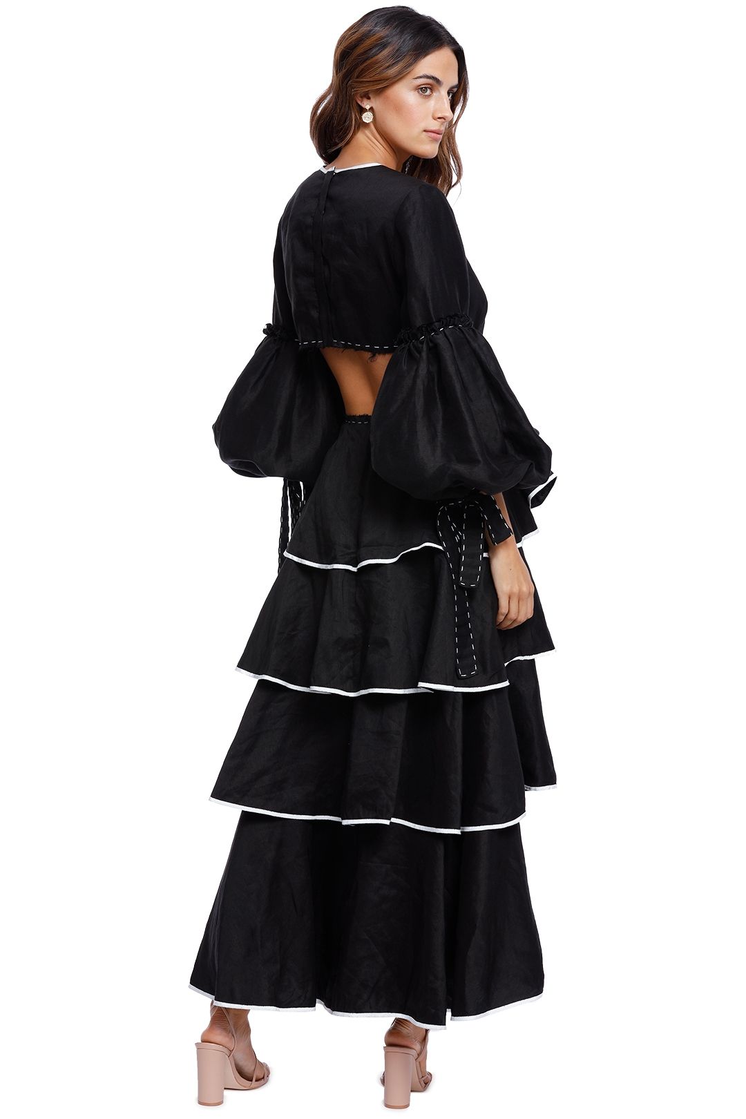 Hire Gracious Cut Out Dress | AJE | GlamCorner