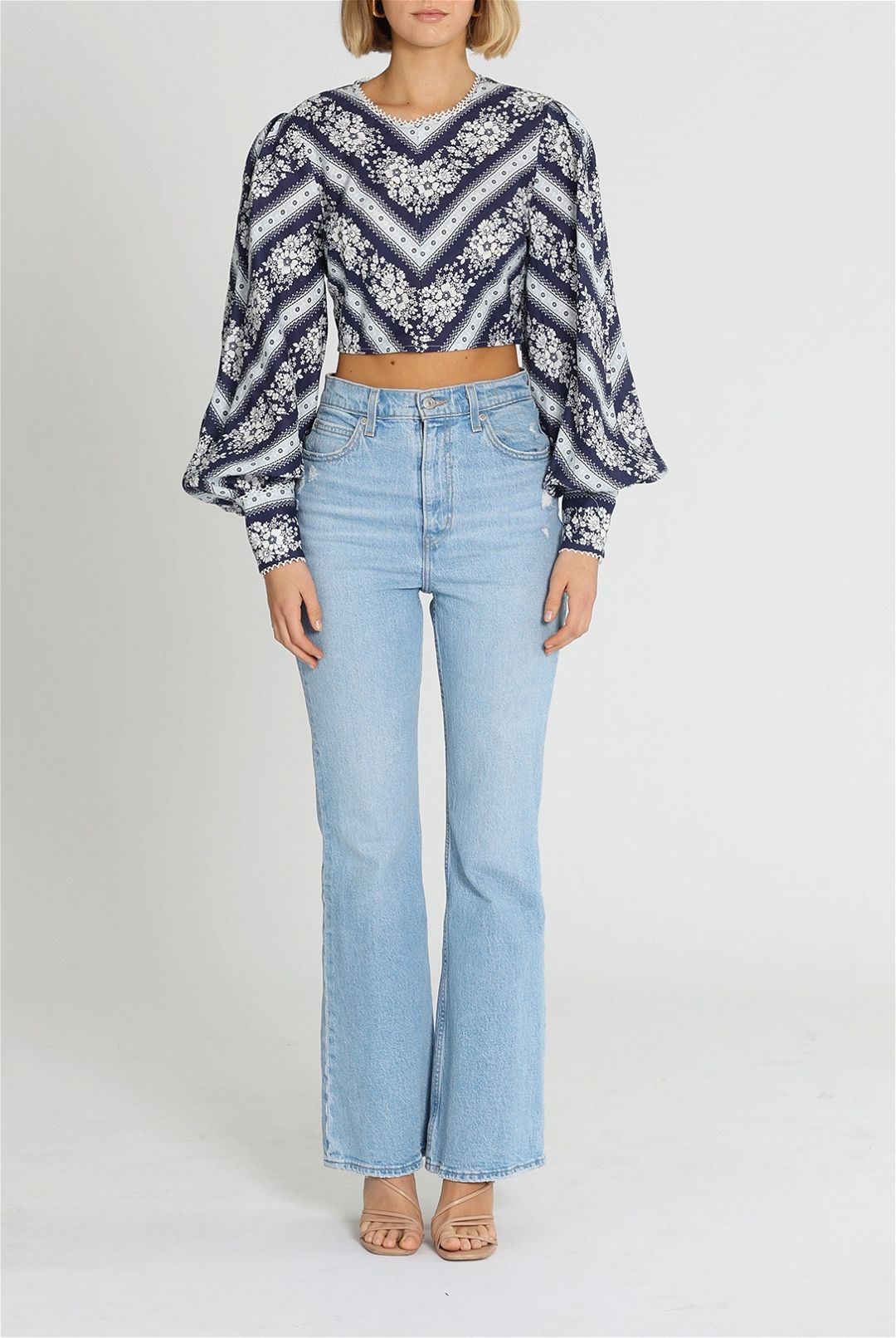 Hire Flower Chain Crop Top | Alice McCall | GlamCorner