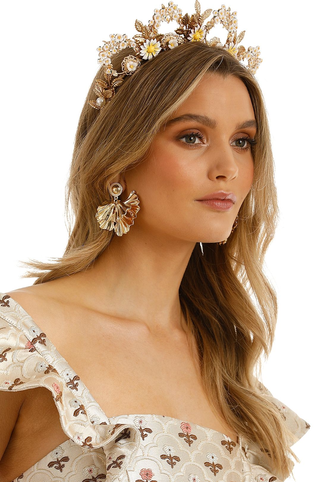 Daisy Crown by Eve Til Dawn for Hire | GlamCorner