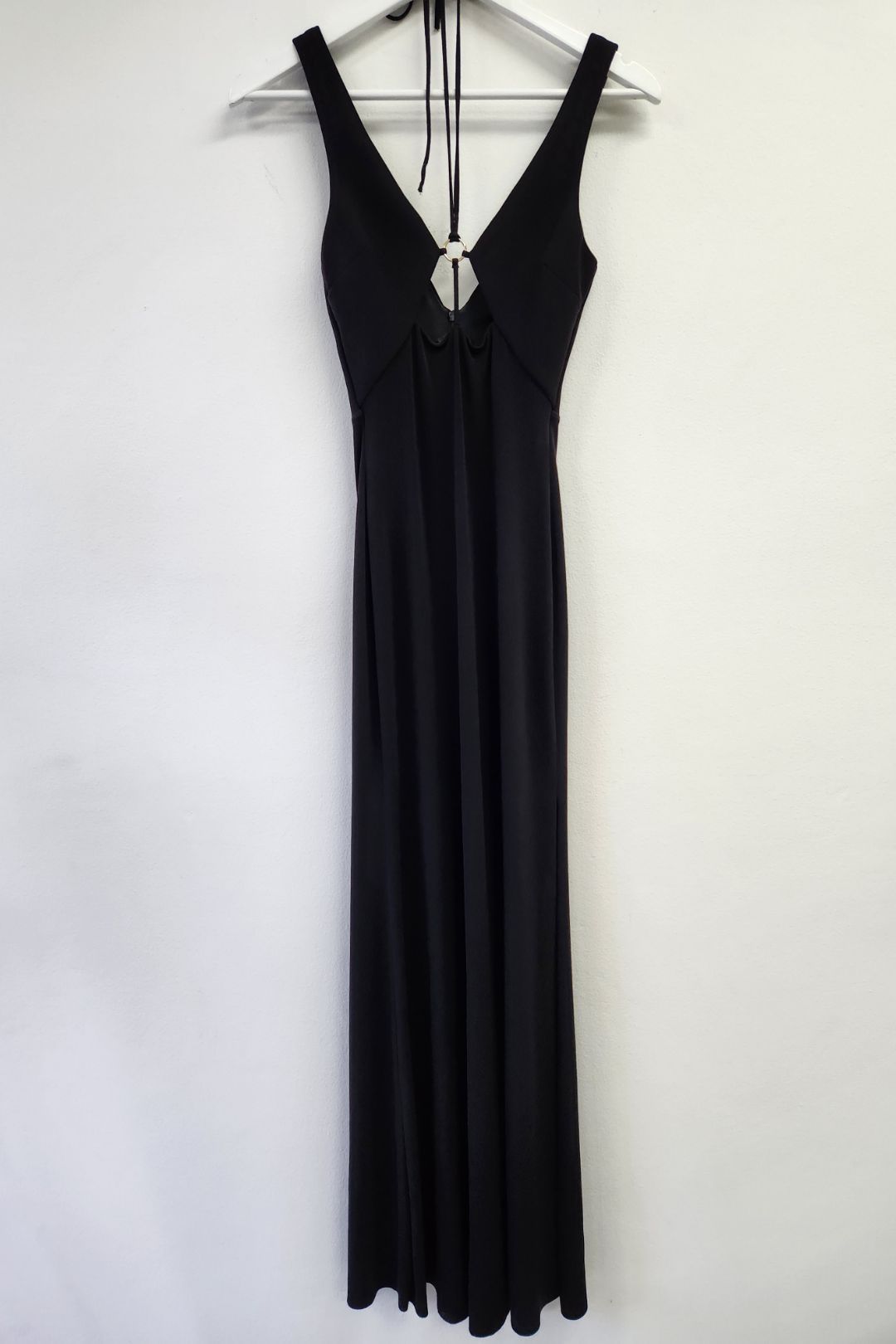 Buy Black Adele O-ring Maxi Dress | Bec and Bridge | GlamCorner