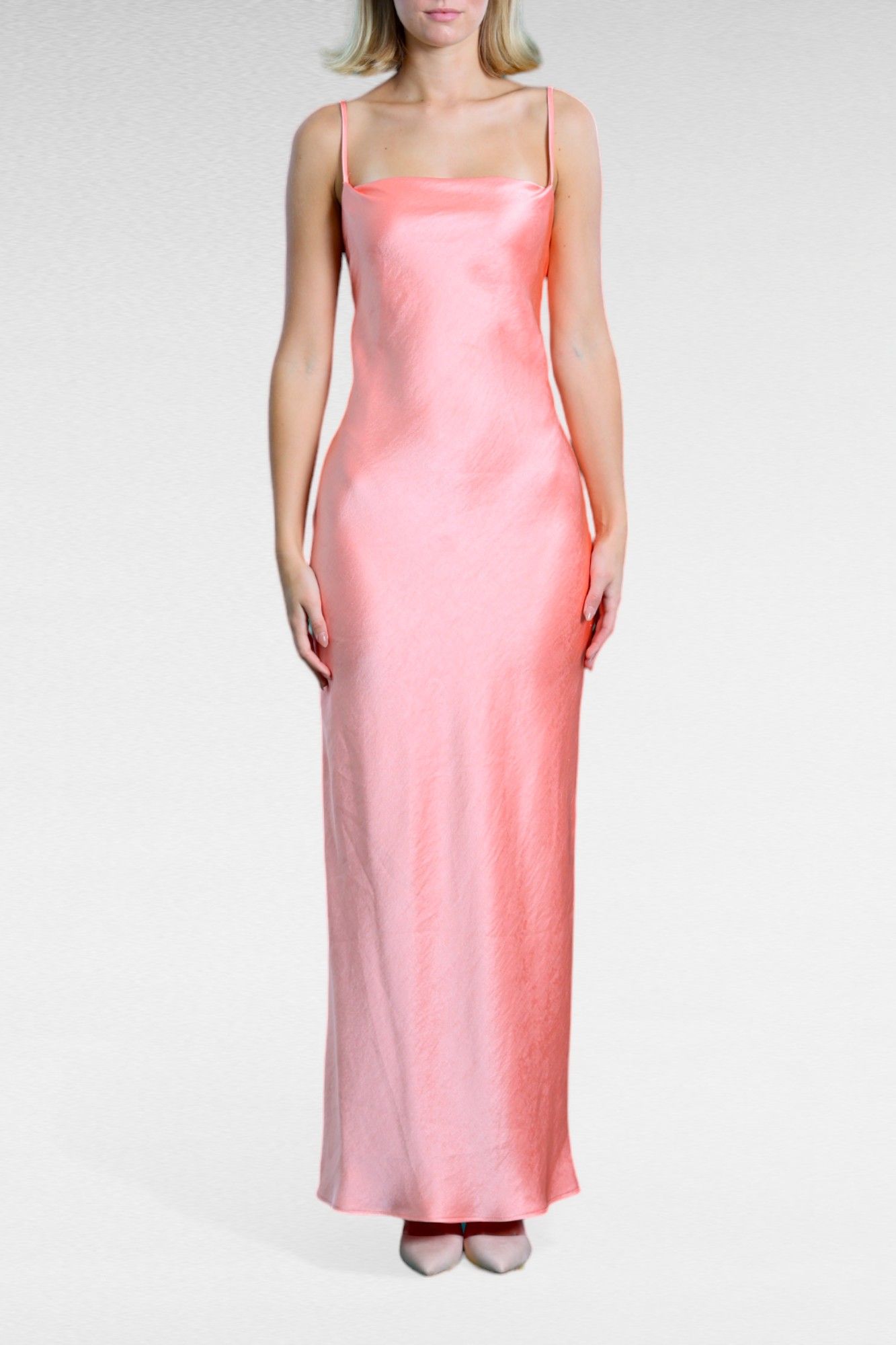 Hire The Dreamer Tie Midi Dress in Coral | Bec and Bridge | GlamCorner