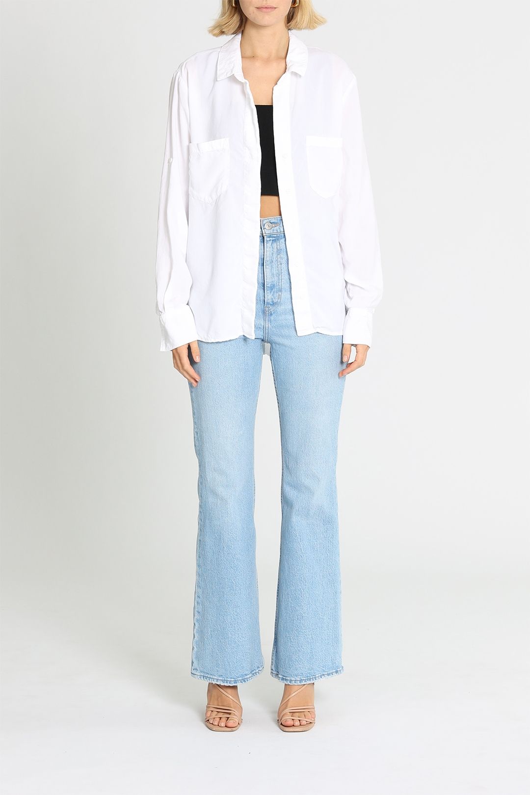 Hire Split Back Long Sleeve Shirt | Bella Dahl | GlamCorner