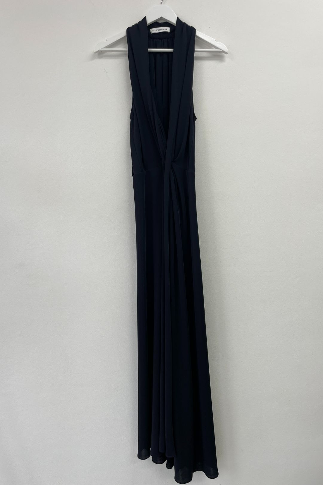 Buy Black Jersey Entwined Midi Dress | Bianca Spender | GlamCorner