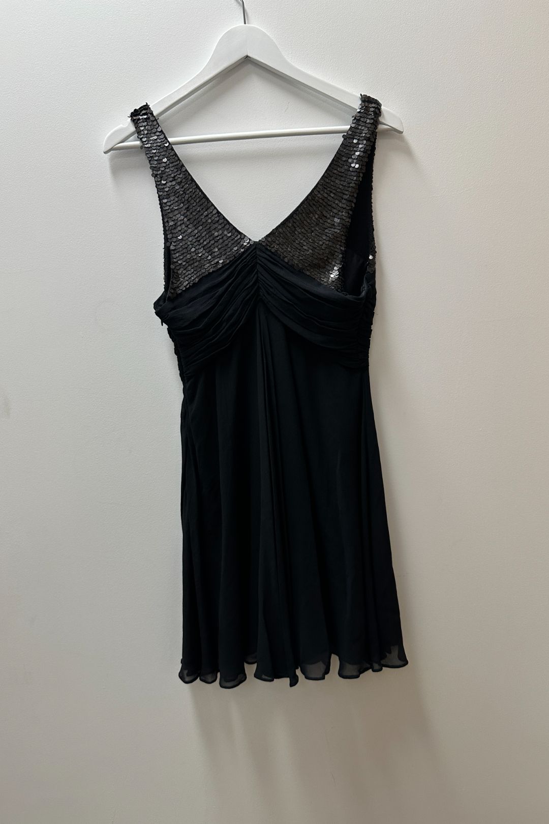 Buy Black Mini Silk Cocktail Dress | Thurley | GlamCorner