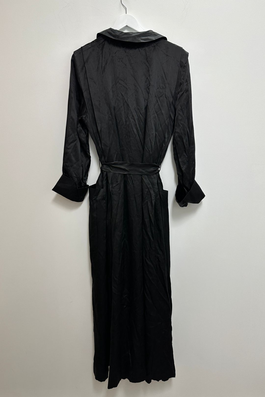 Buy Black Silk Negligee and Nightie Matching Set | Anne Lewin | GlamCorner