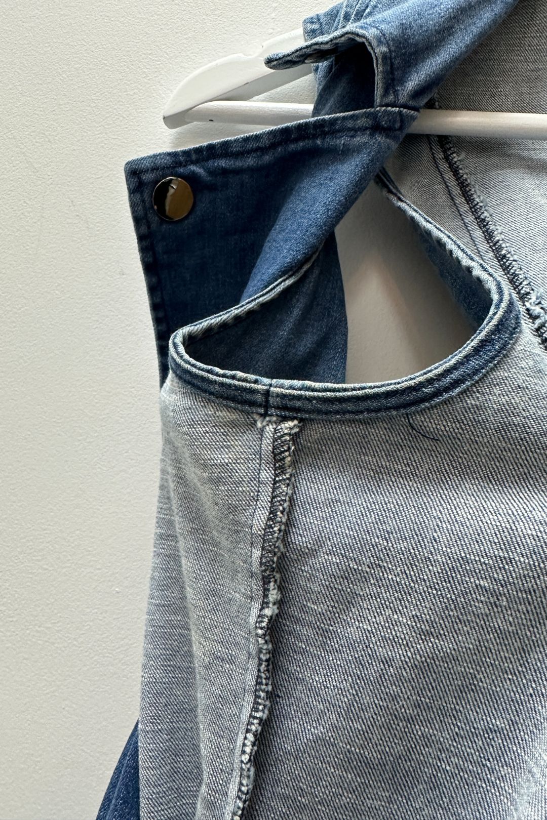 Buy Blue Stretchable Tank Denim Dress | Fresh Soul | GlamCorner