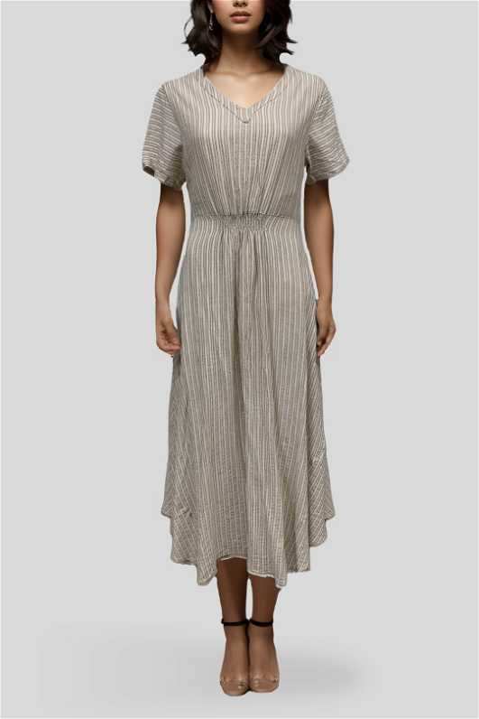 Beige Dress | Shop Designer Beige Colour Dresses Online