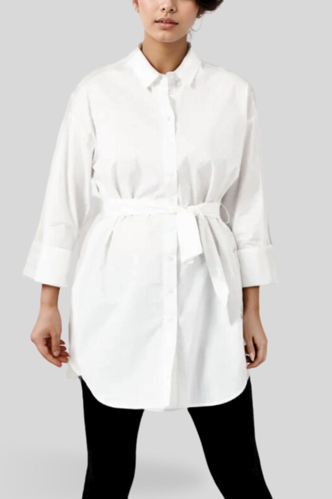 Hire The Colonel Shirt in White | Brave and True | GlamCorner