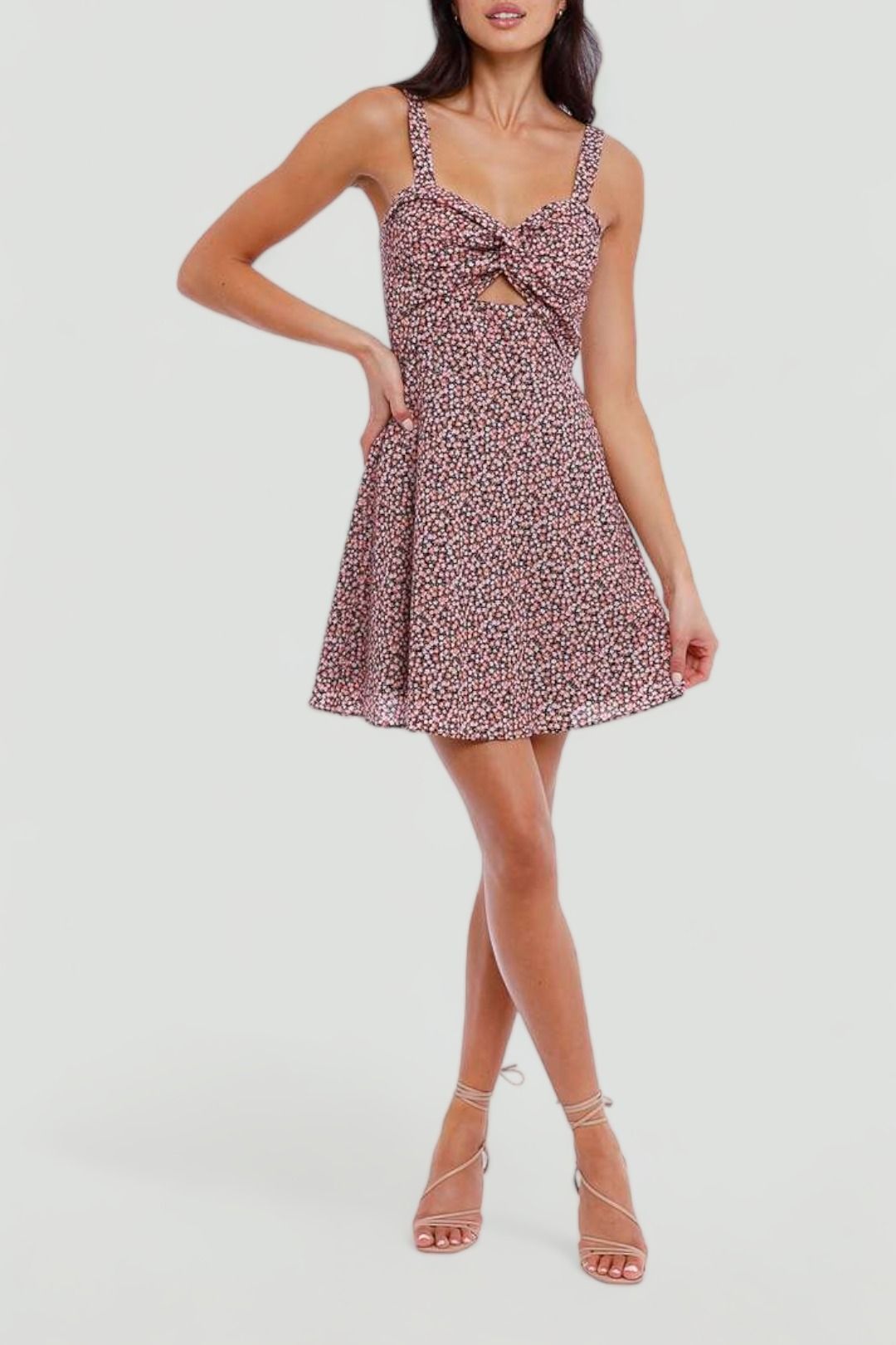 Hire Acacia Floral Twist Mini in Spring Floral | By Johnny | GlamCorner