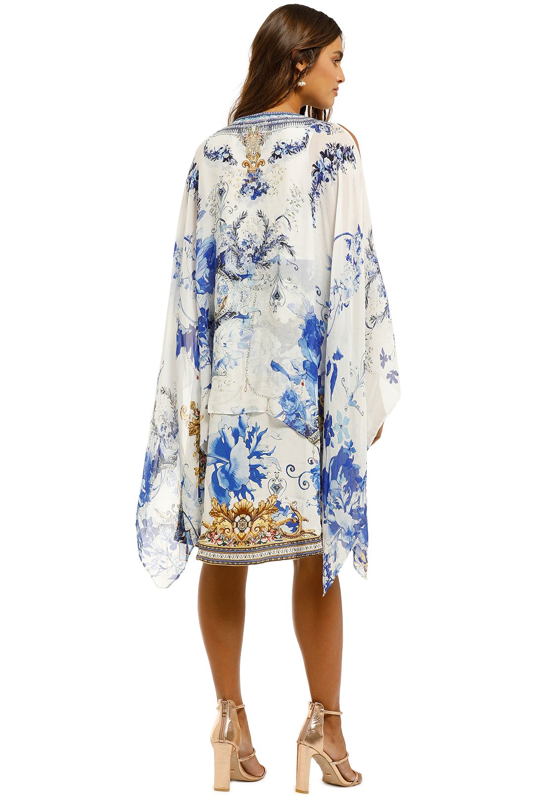 Sheer Layered Dress with Split by Camilla for Hire | GlamCorner