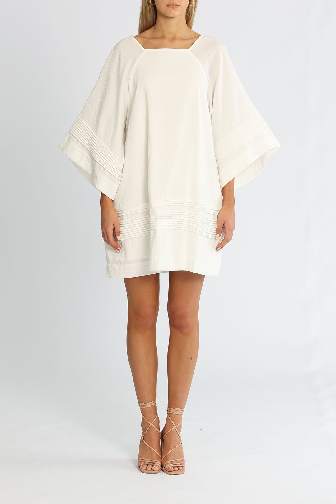 Hire Magdelina Mini Dress in White | Camilla and Marc | GlamCorner