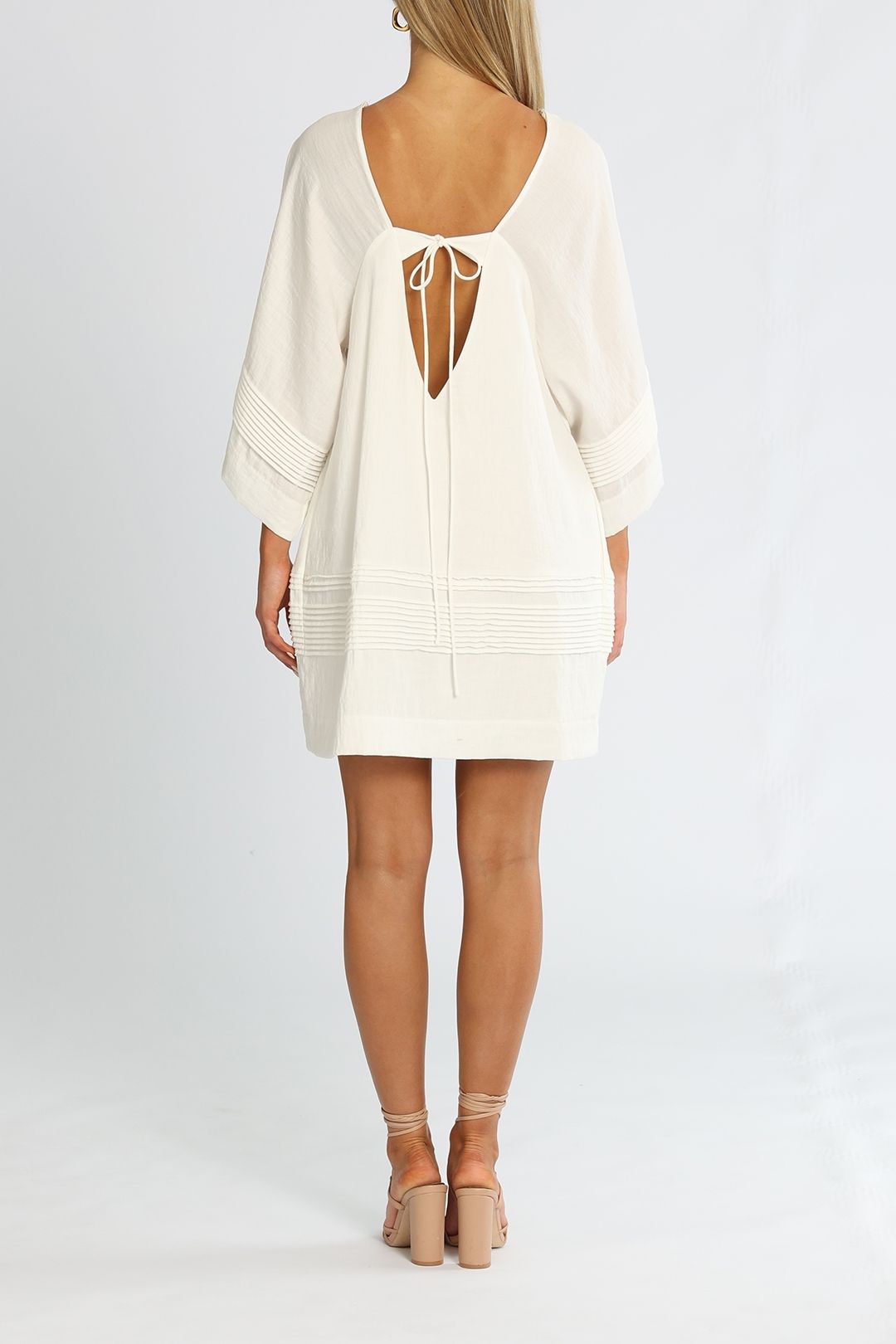 Hire Magdelina Mini Dress in White | Camilla and Marc | GlamCorner