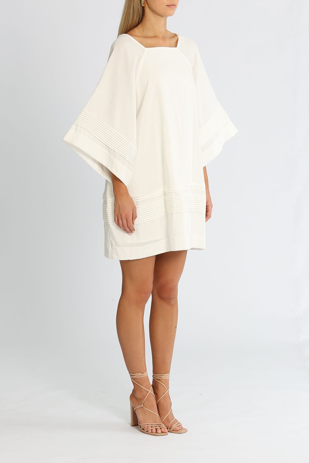Hire Magdelina Mini Dress in White | Camilla and Marc | GlamCorner