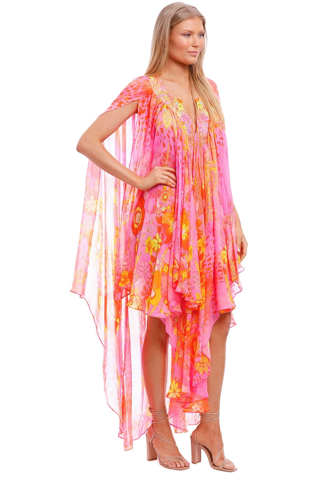 Hire Long Angel Cape | Camilla | GlamCorner