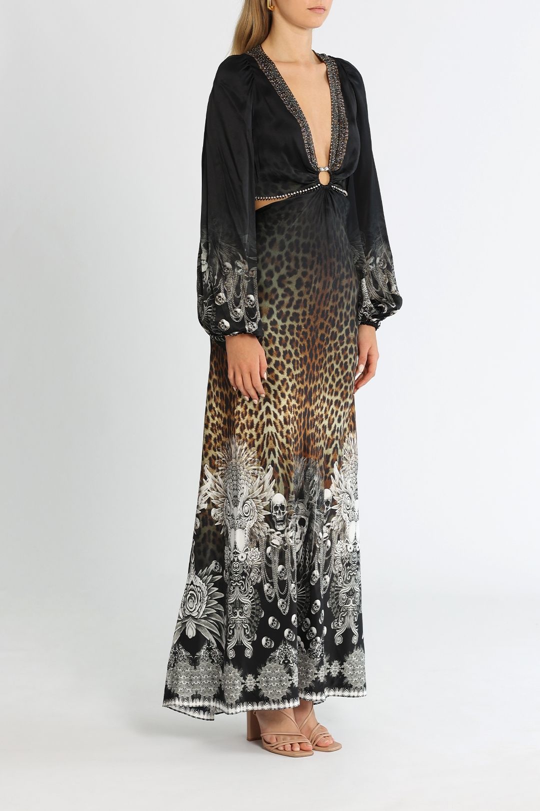 Hire U Ring Cut Out Dress in Order Of Disorder | Camilla | GlamCorner
