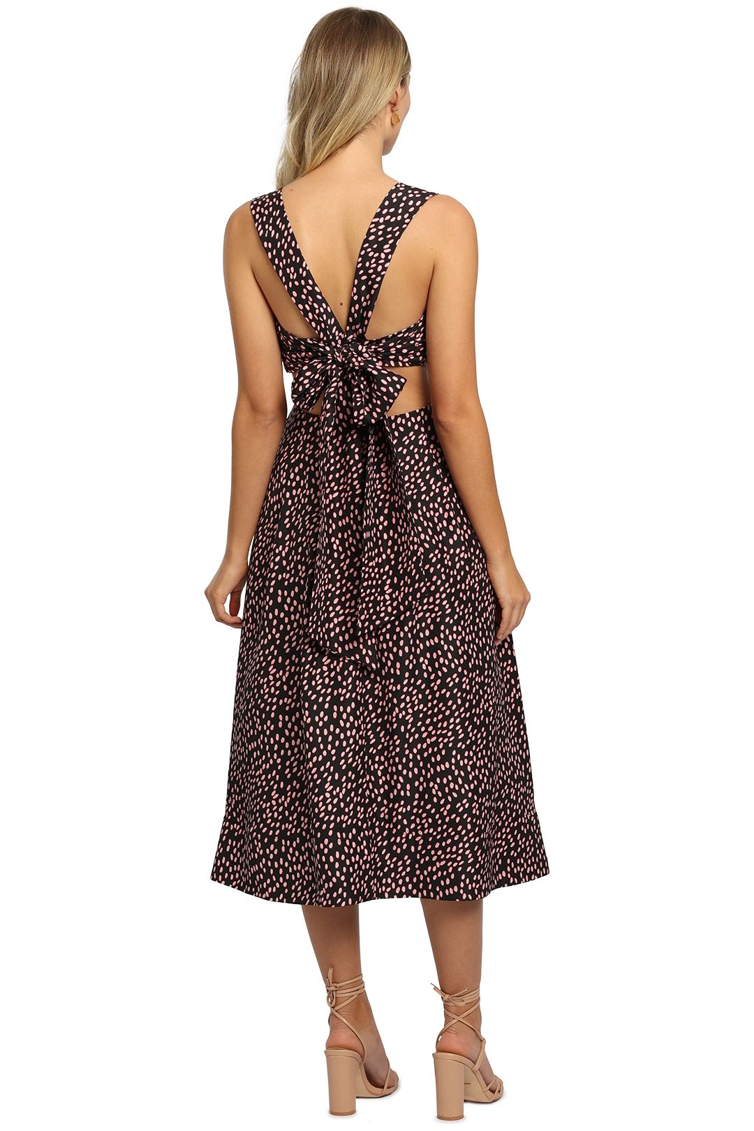 Hire Cha Cha Cut Out Midi | Rebecca Vallance | GlamCorner