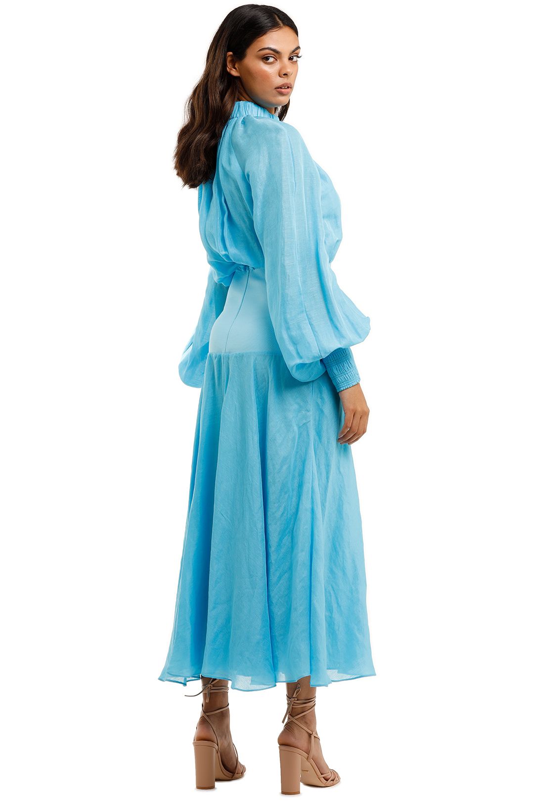 Basque Detail Dress | Country Road | GlamCorner