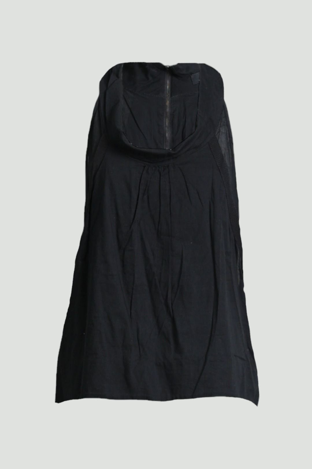 Buy Black Drape Neck Double Layer Top | Cue | GlamCorner