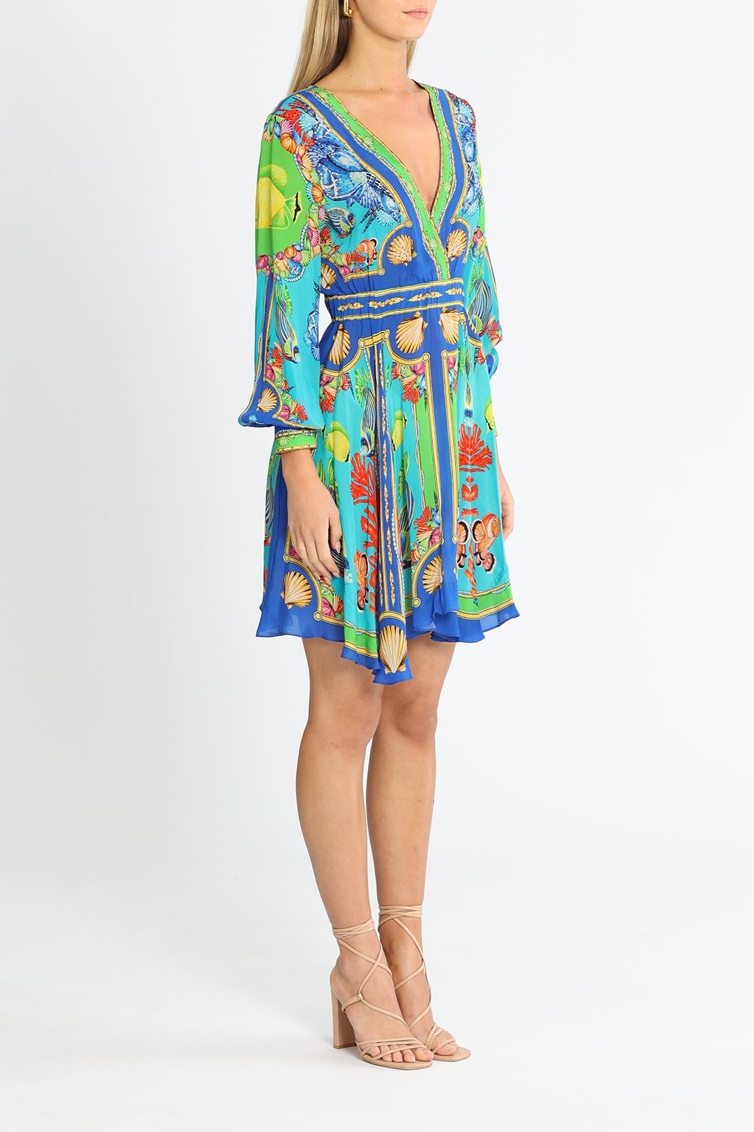 Hire Deep In The Ocean Short Dress | Czarina | GlamCorner