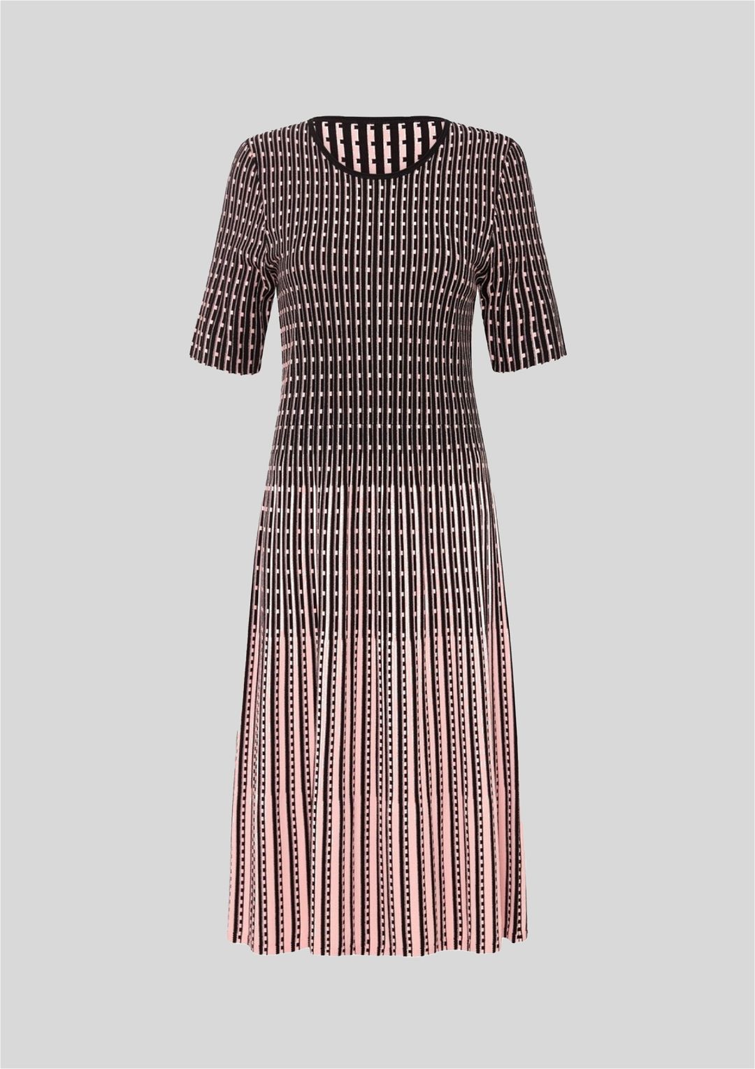 Buy Lynette Pink and Black Short Knit Dress | David Lawrence | GlamCorner