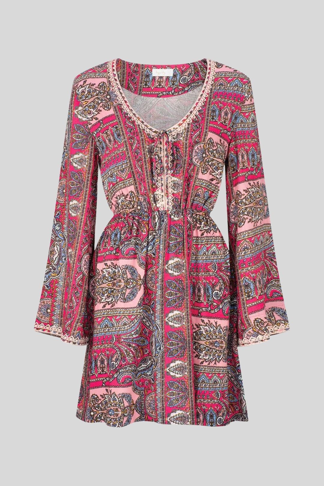 Buy Bohol Style Short Dress in Multi | Tigerlily | GlamCorner