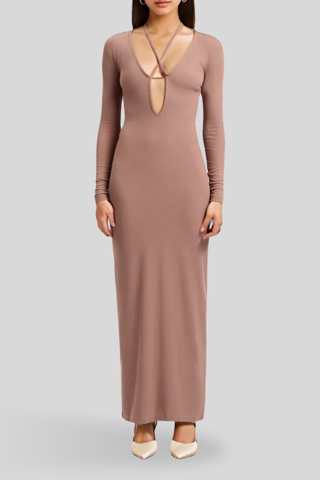 Hire Sereya Maxi Dress in Ginger Snap | Kookai | GlamCorner
