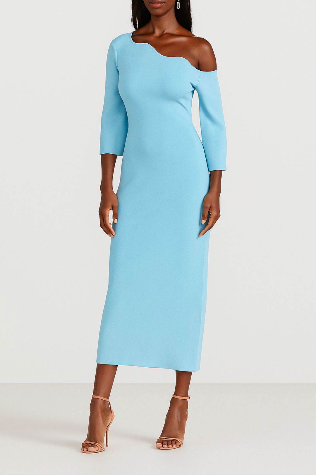 Hire Scalloped Velame Maxi Dress | By Malene Birger | GlamCorner