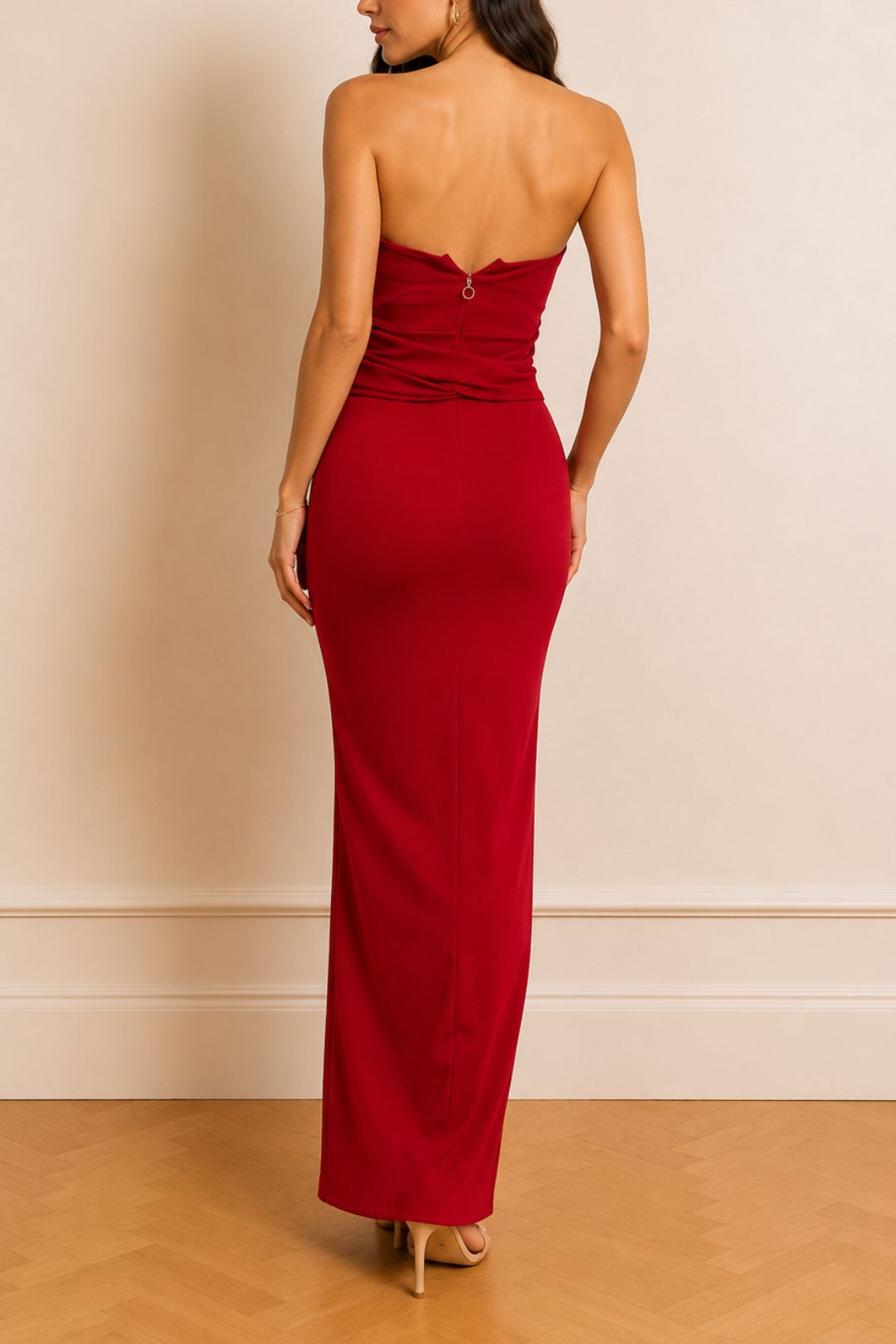 Hire Royal Gown in Red | Nookie | GlamCorner