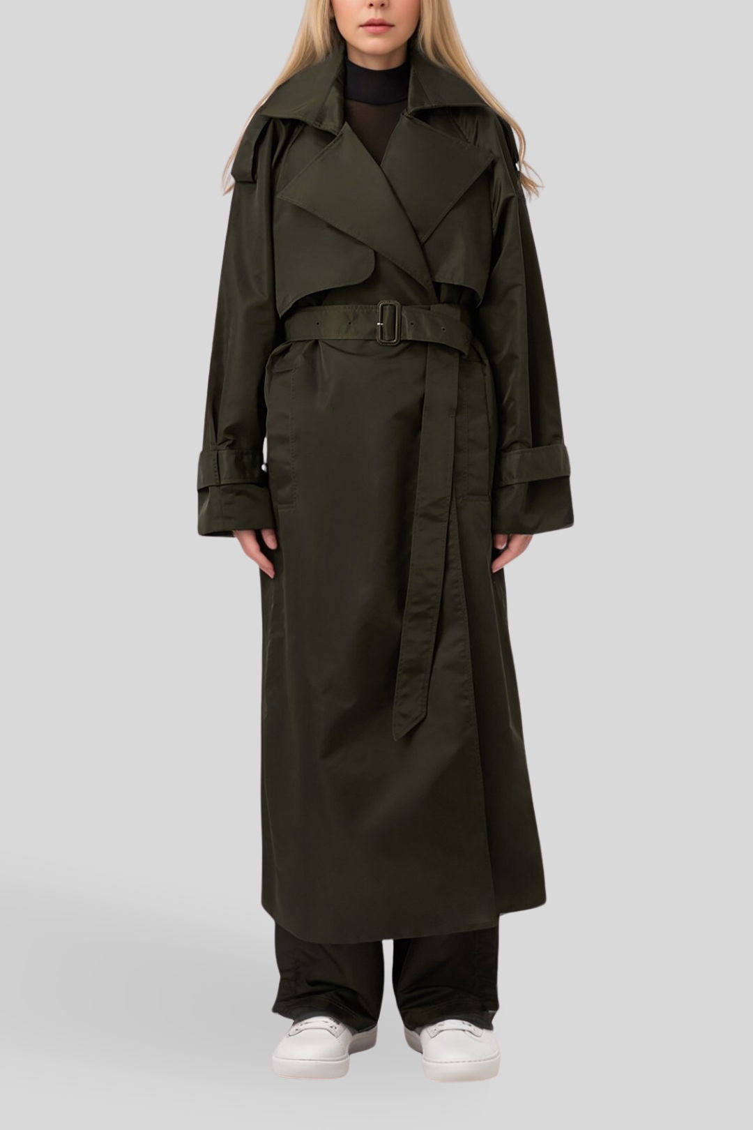 Hire Dennes Trench in Coffee | Camilla and Marc | GlamCorner