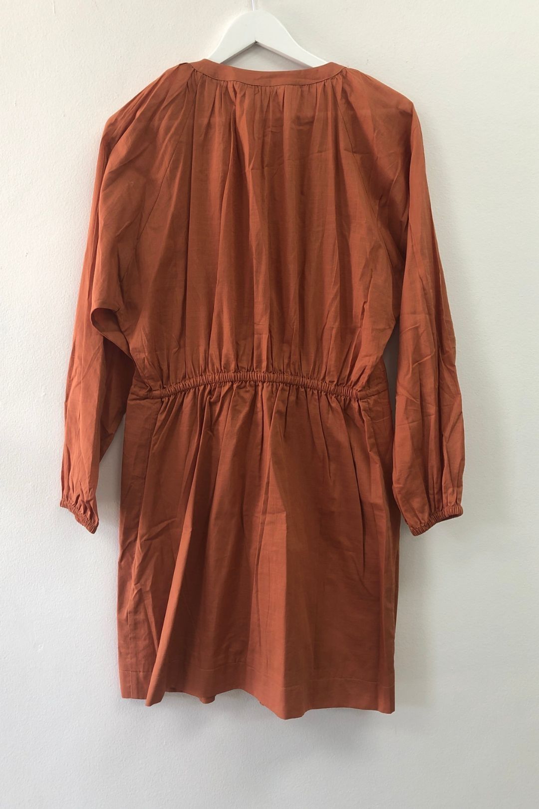Buy Maude Rust Shirt Dress | Elka Collective | GlamCorner
