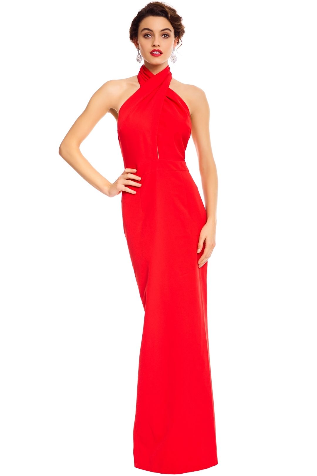 Winona Red Gown by Elle Zeitoune for Rent | GlamCorner