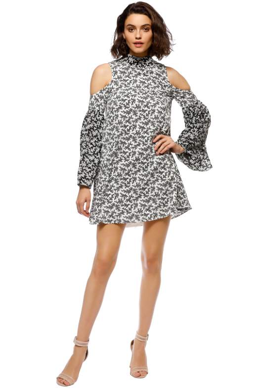 Titania Dress in White by Elliatt for Hire | GlamCorner