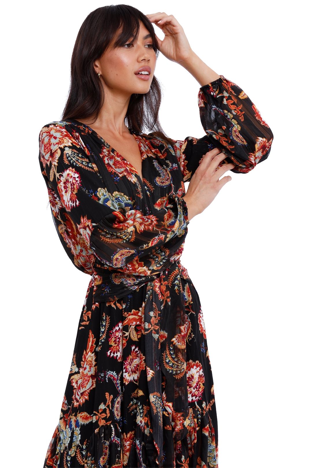 Hire Balance Dress in Black | Elliatt | GlamCorner