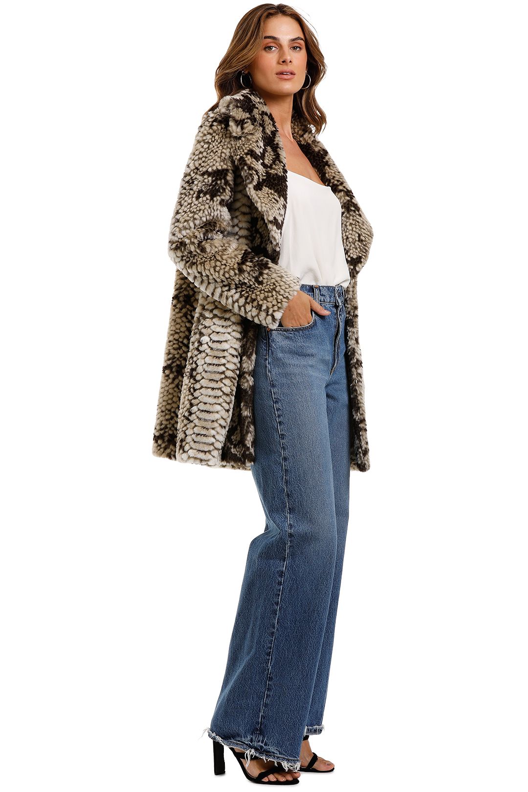 Historic Coat in Natural by Elliatt for Rent | GlamCorner