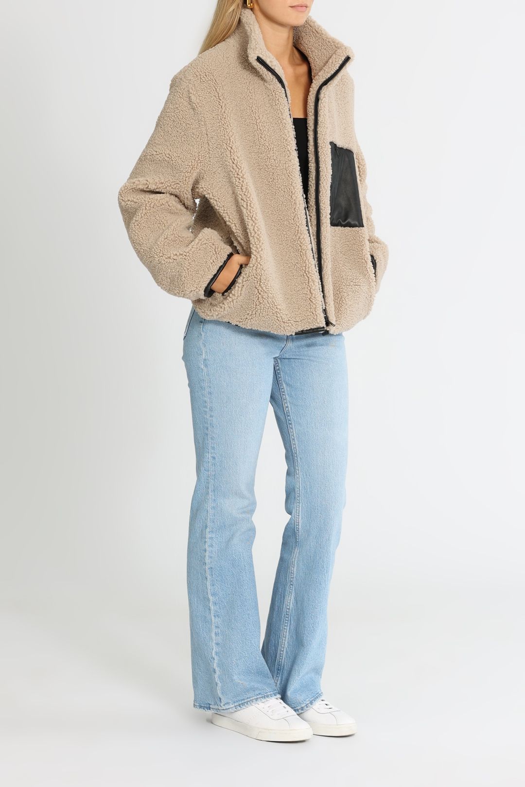 Hire Freya Jacket in Stone | Ena Pelly | GlamCorner