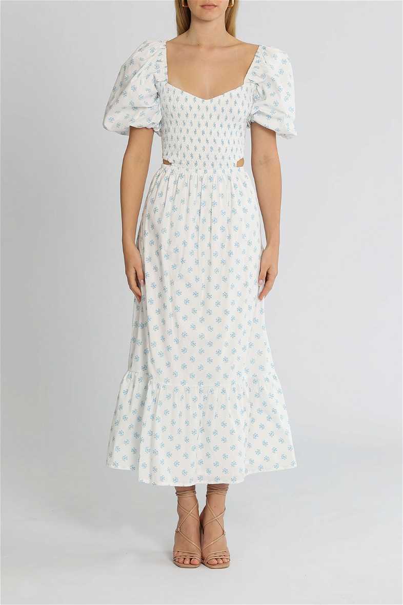 Fellowship Dress in Neo Green by KITX for Hire | GlamCorner