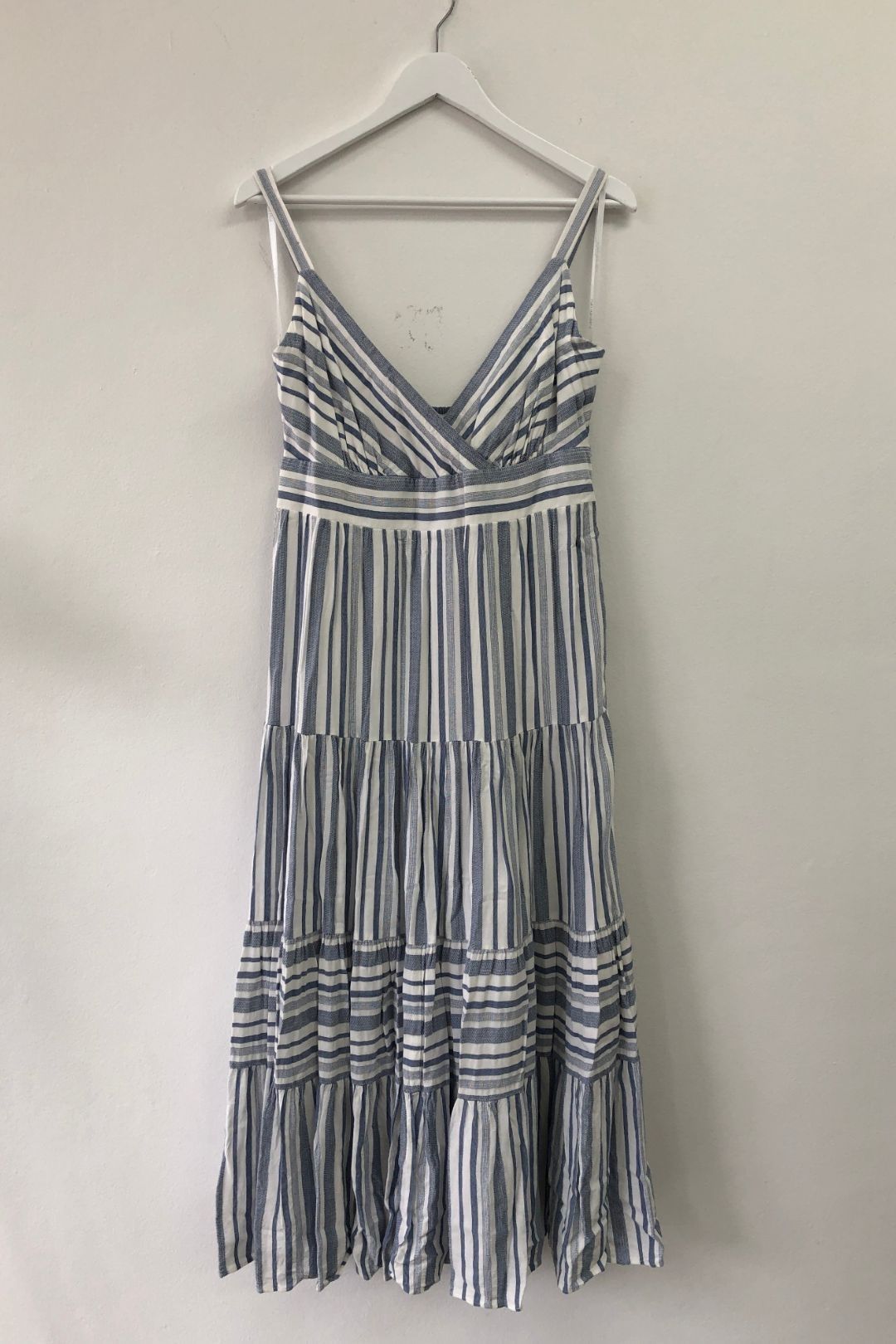 Buy Bridget Striped Tiered Maxi Dress | Forever New | GlamCorner