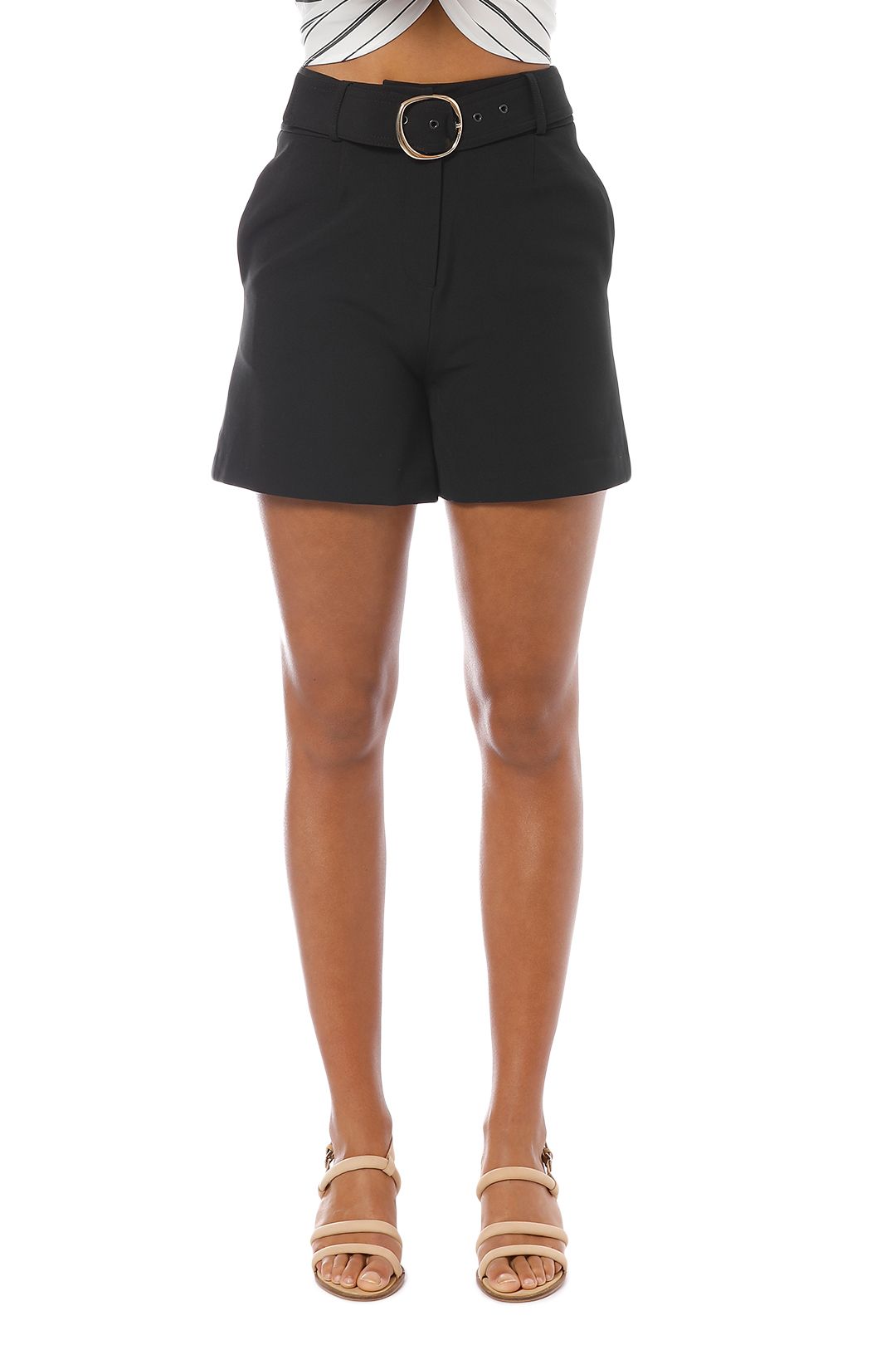 Toni Tailored Shorts in Black by Friend of Audrey for Hire