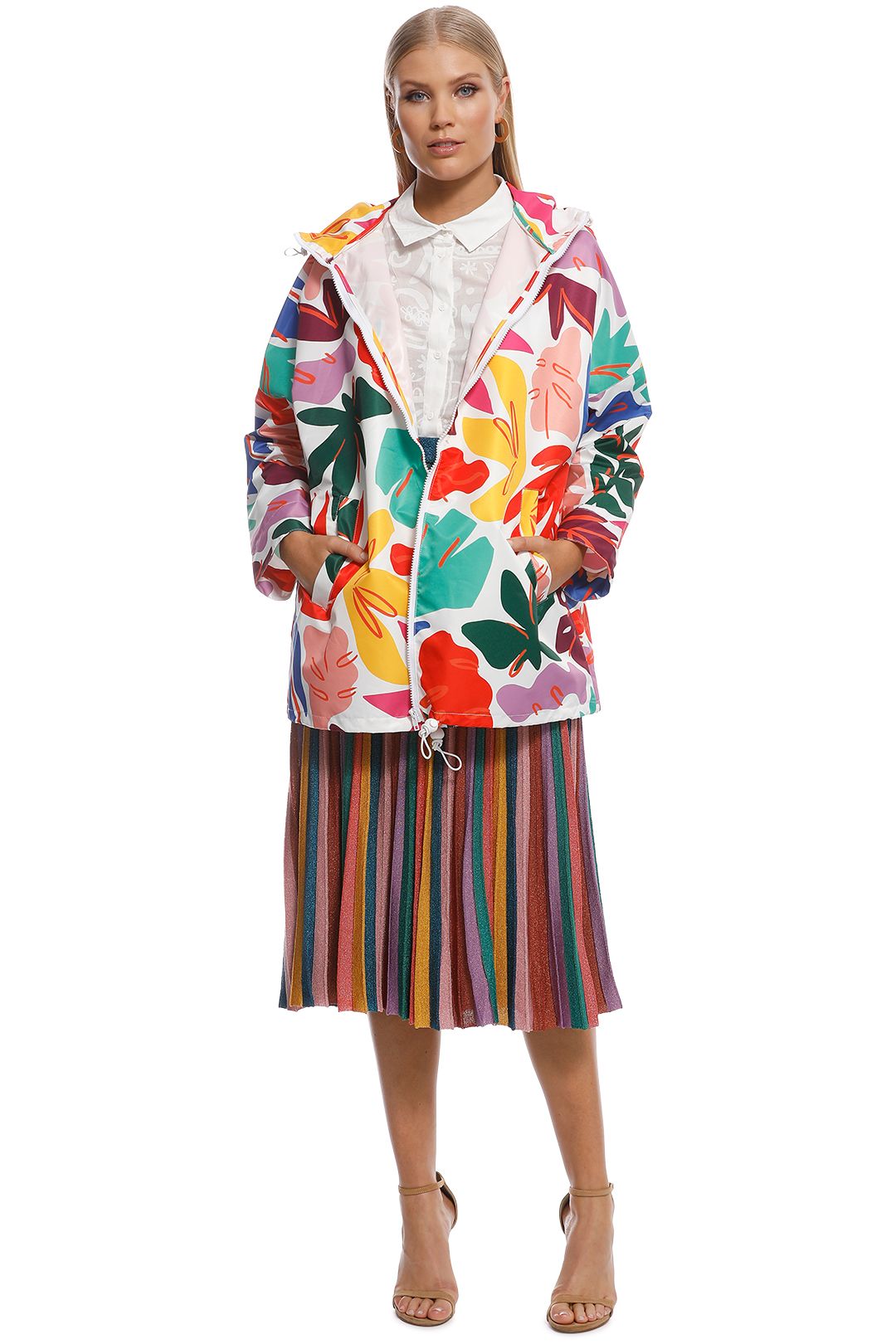 Frondly Face Raincoat by Gorman for Rent | GlamCorner