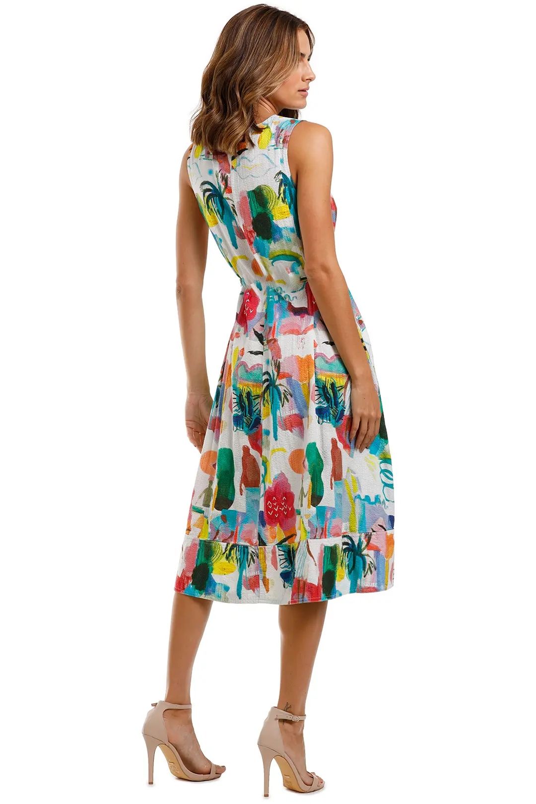 Shadow Pattern Dress by Gorman for Hire | GlamCorner