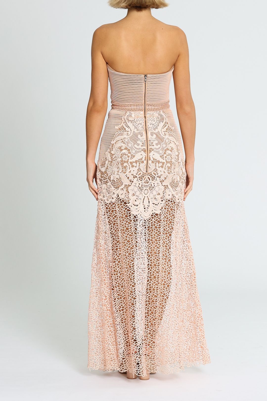 Adele Gown in Blush by Grace & Hart for Rent | GlamCorner