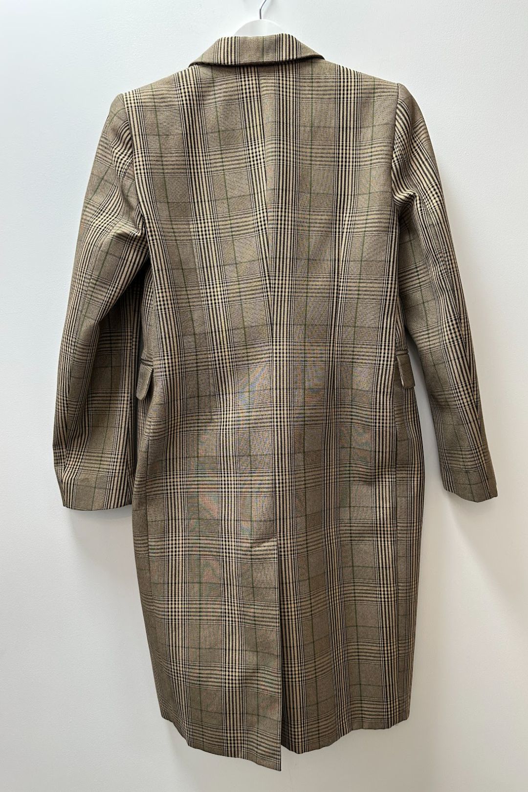 Buy Harlequin Check Print Hopper Coat | Camilla and Marc | GlamCorner