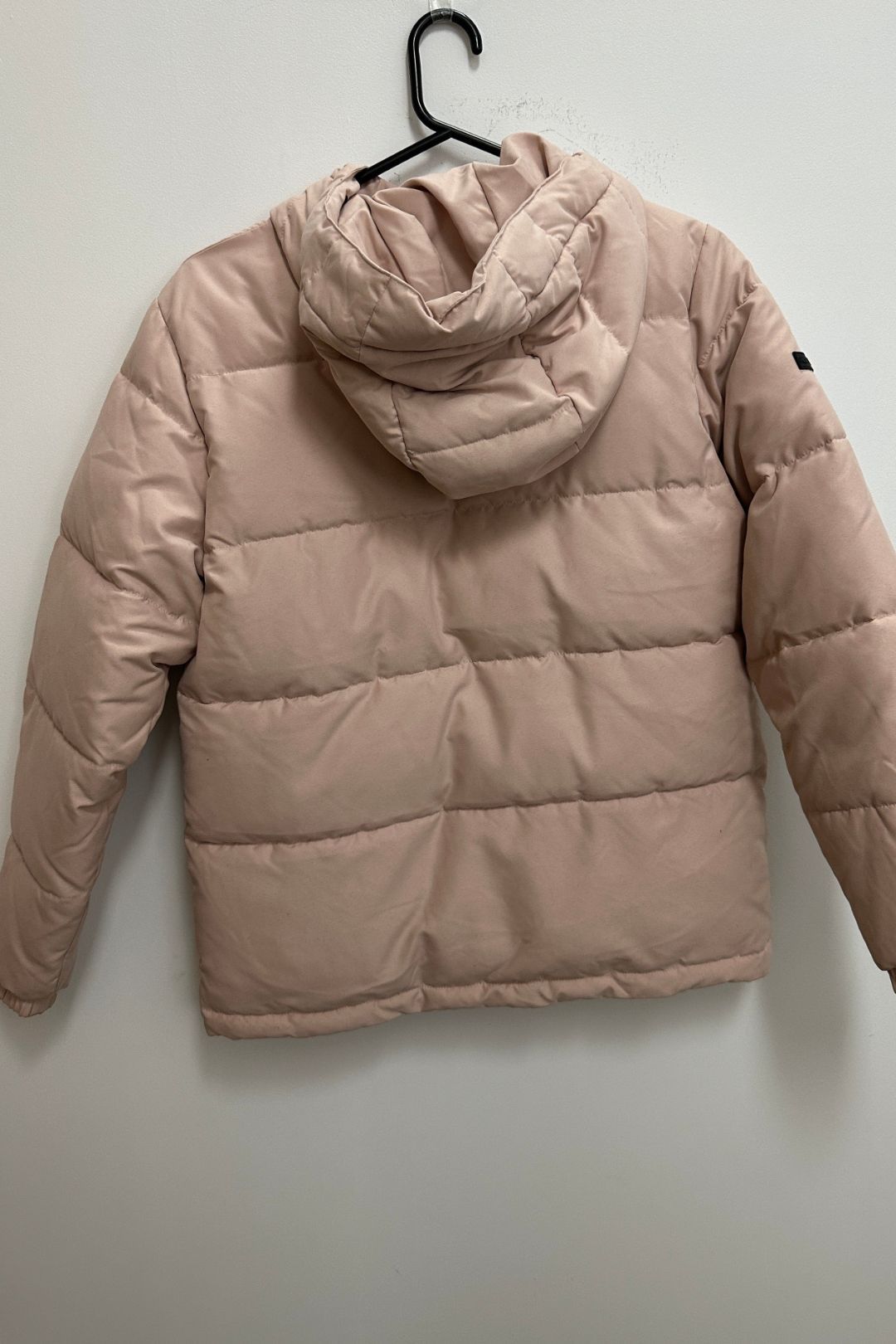 Buy Hooded Puffer Jacket in Pink | Huffer | GlamCorner