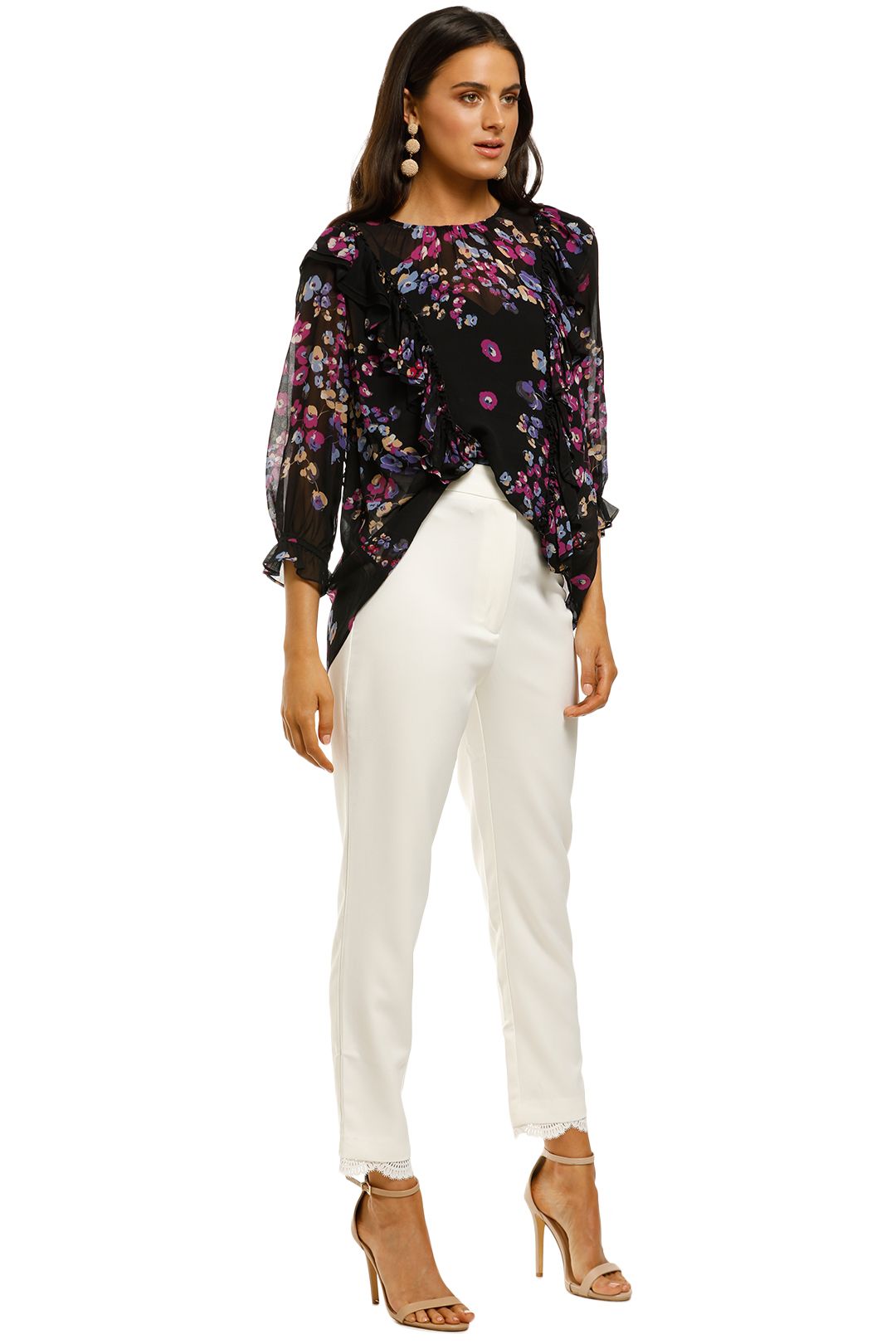 Flora Top in Floral Burst by Husk for Hire | GlamCorner