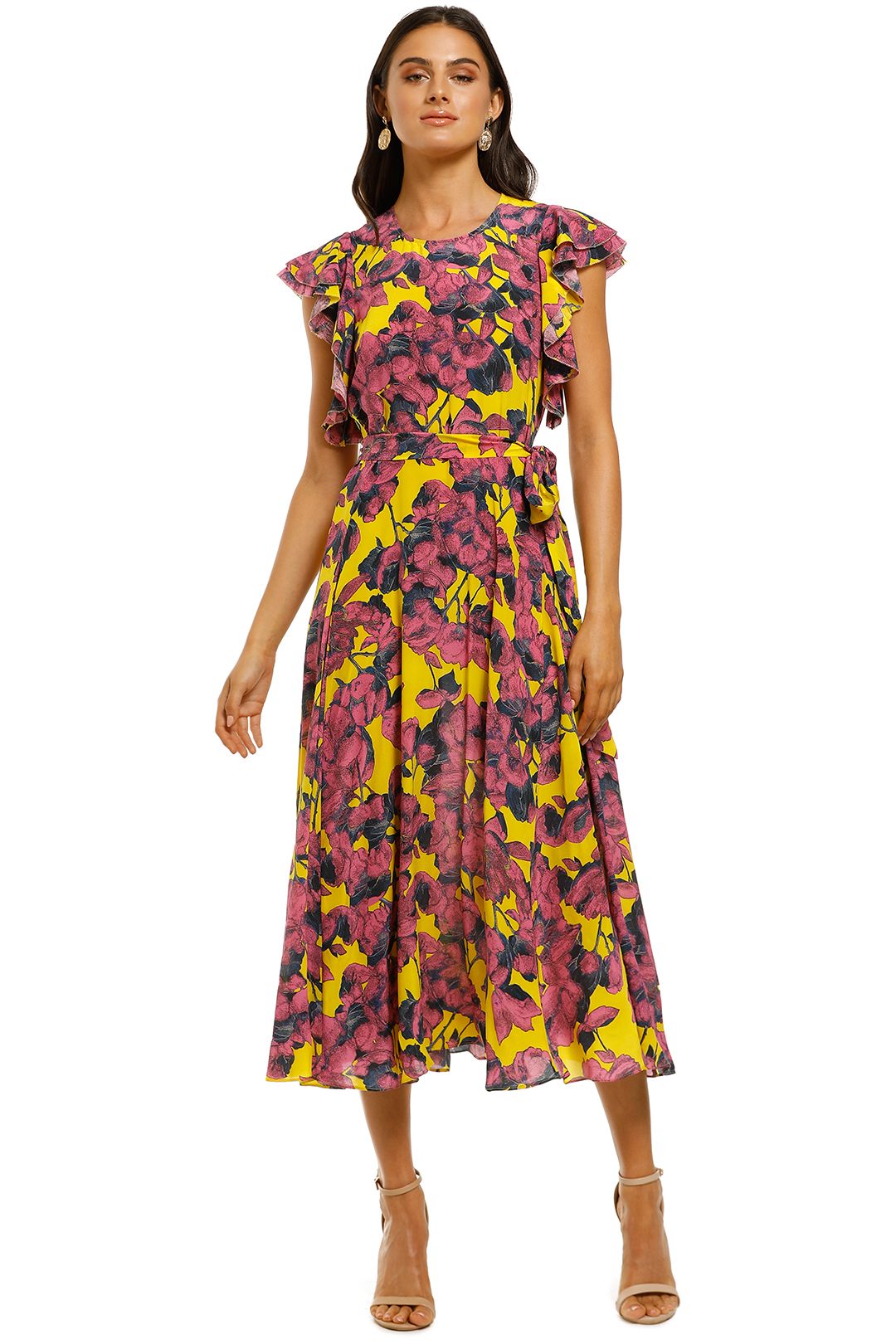 Tropicana Dress in Pineapple by Husk for Rent | GlamCorner