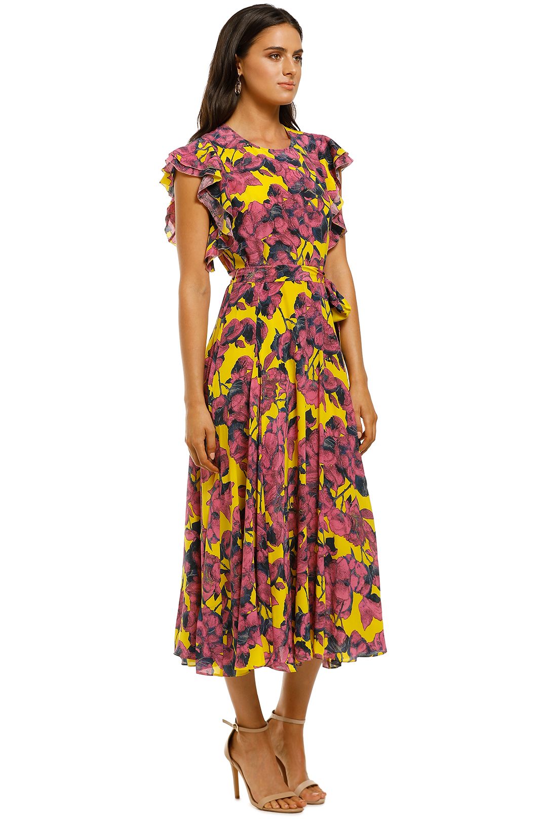Tropicana Dress in Pineapple by Husk for Rent | GlamCorner